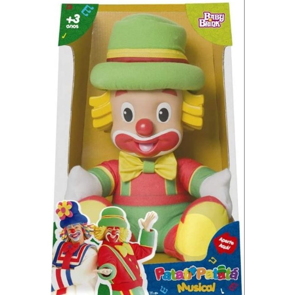 Boneco Musical Patatá - Baby Brink - UNICA - Kidverte