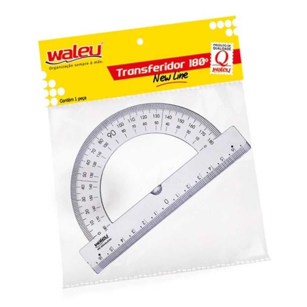 Transferidor 180 Graus - New Line - Waleu - Kidverte