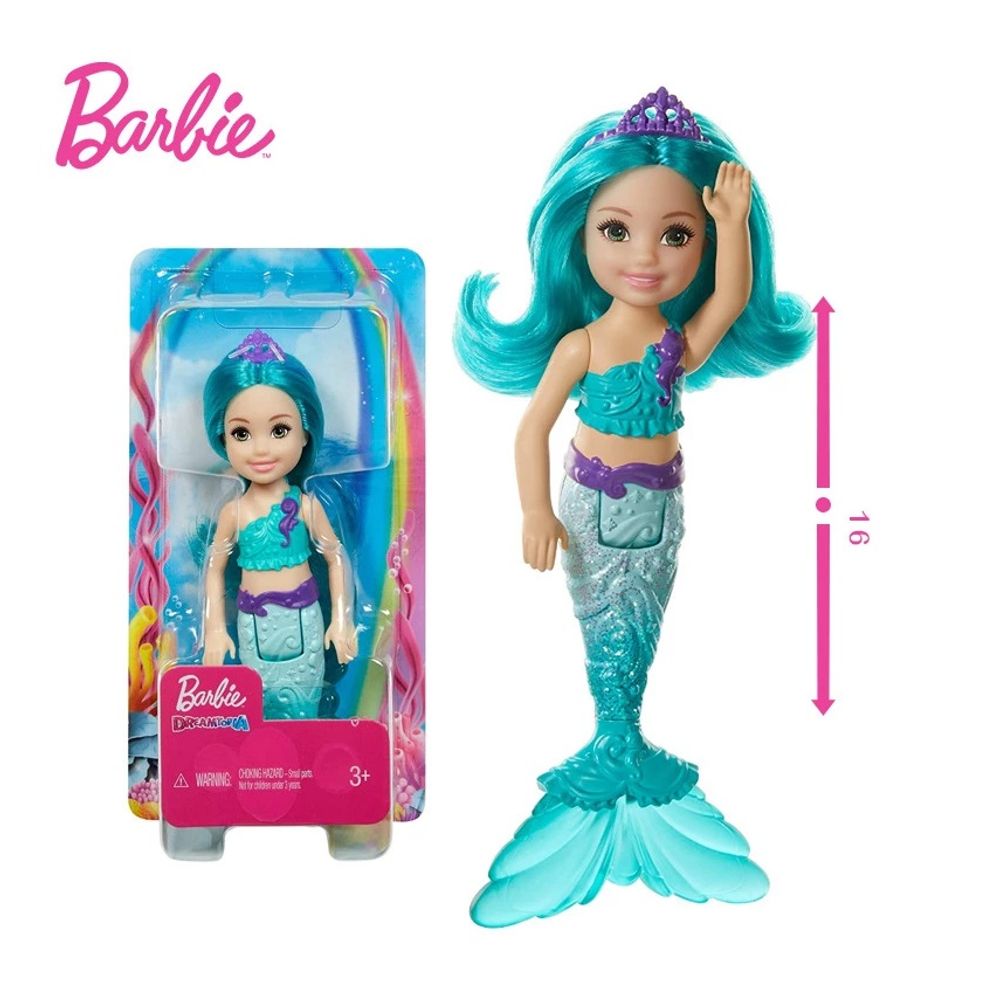 Boneca Barbie Dreamtopia Chelsea Sereia - Modelos Sortidos - Mattel ...
