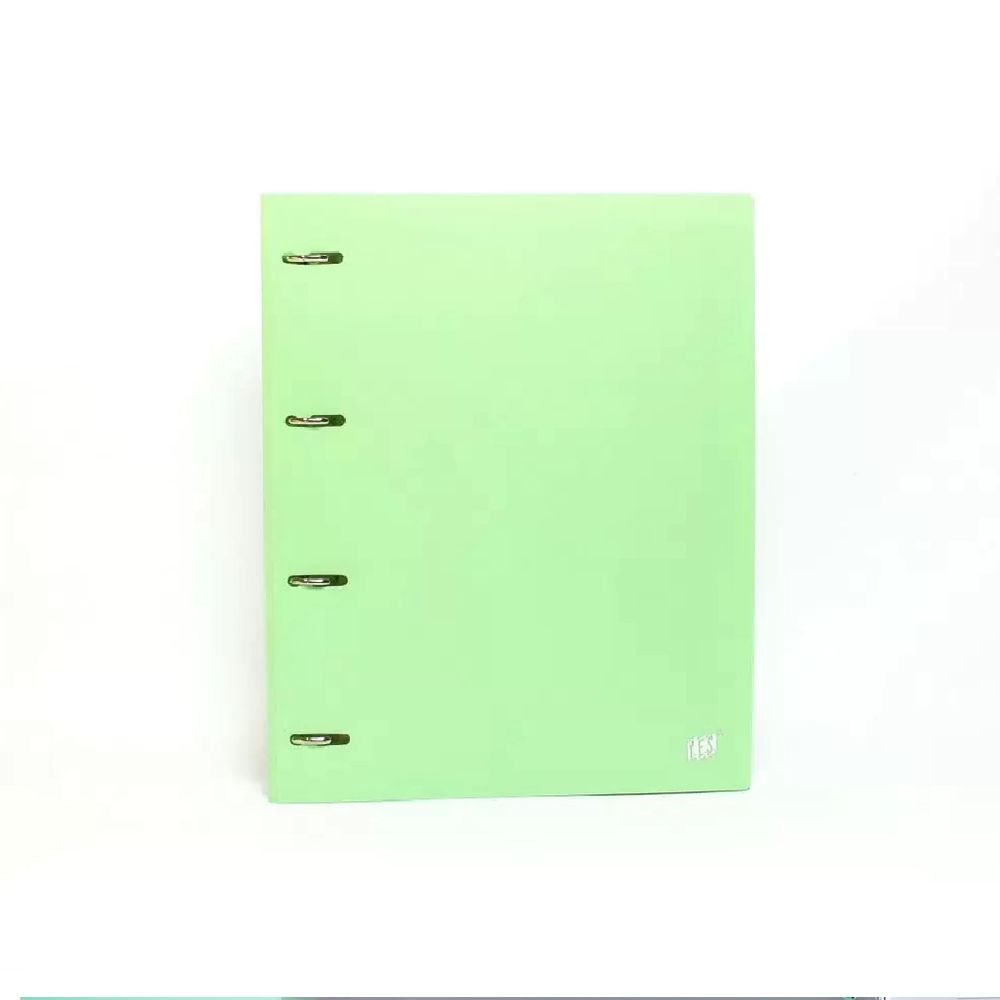 Fichário 4 Argolas - 96 Folhas - Tom Pastel - Yes VERDE - Kidverte